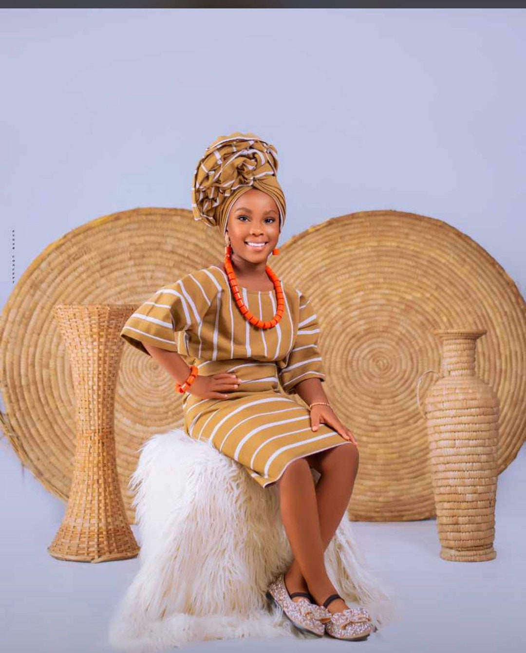 African Traditional Children Aso Oke| Aso Oke for Children | Children ...