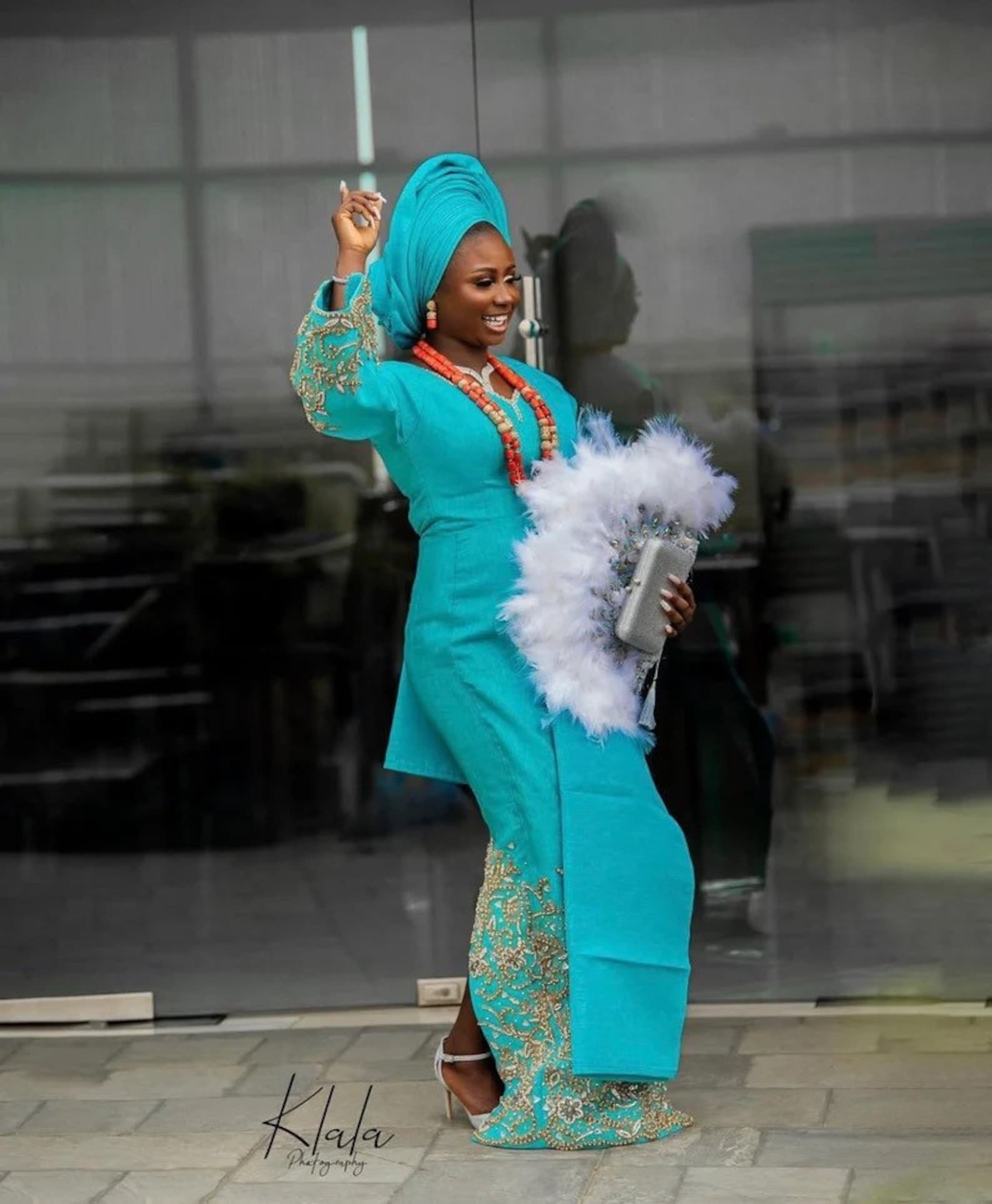 Complete Couples African Traditional Wedding Aso Oke | Nigeria Wedding ...
