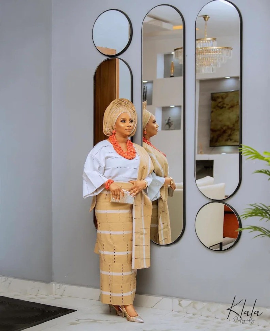Complete Couples African Traditional Wedding Aso Oke | Nigeria Wedding ...