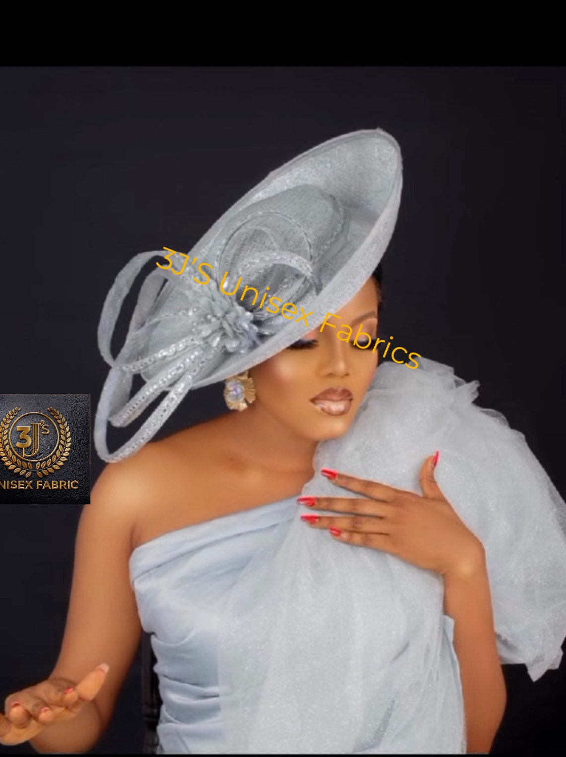 Aso Oke Fascinator and Shoulder Prettied Gele Ready to Wear Gele ...