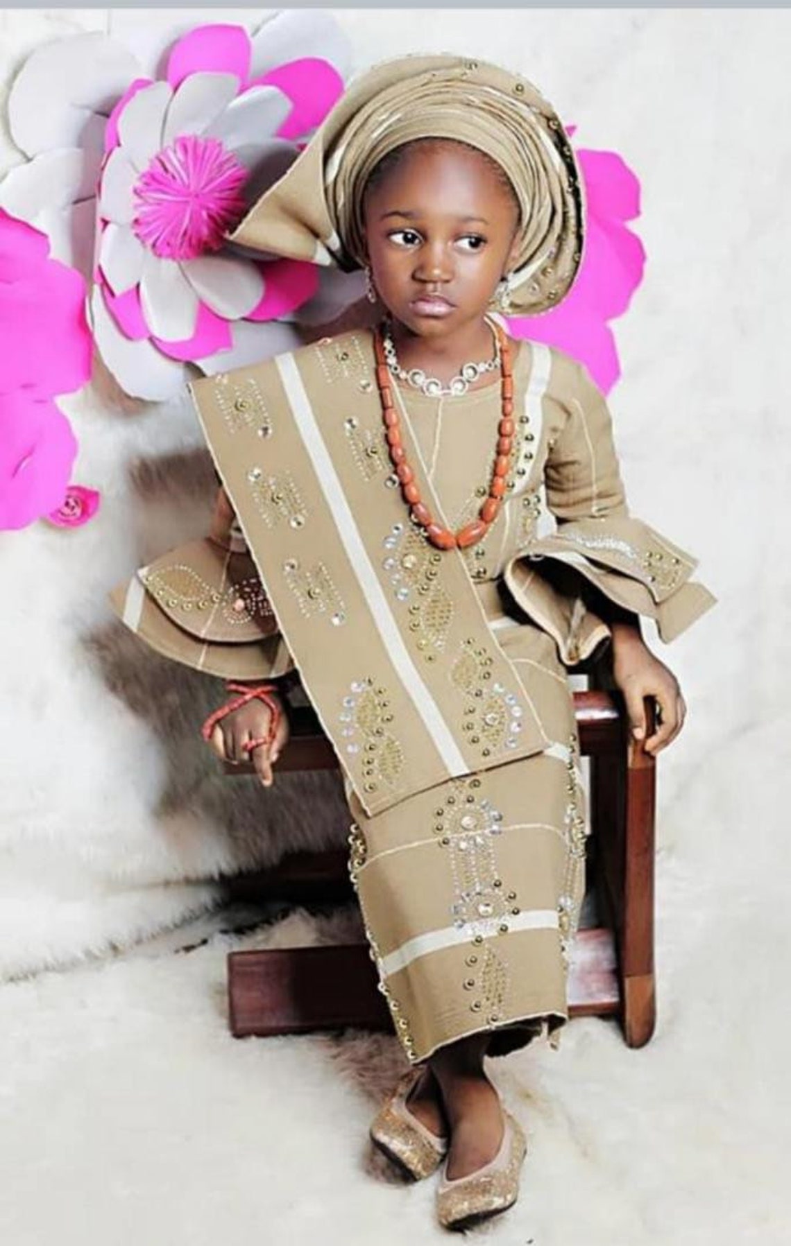 African Traditional Children Aso Oke Aso Oke for Children Children ...