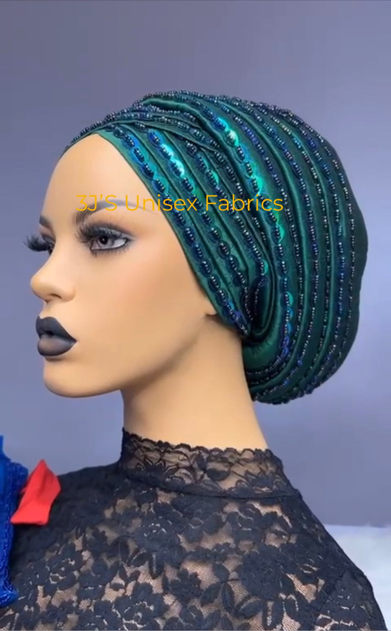 Turban Automated Headwrap, Ready to Wear Turban | Tulle Turban ...