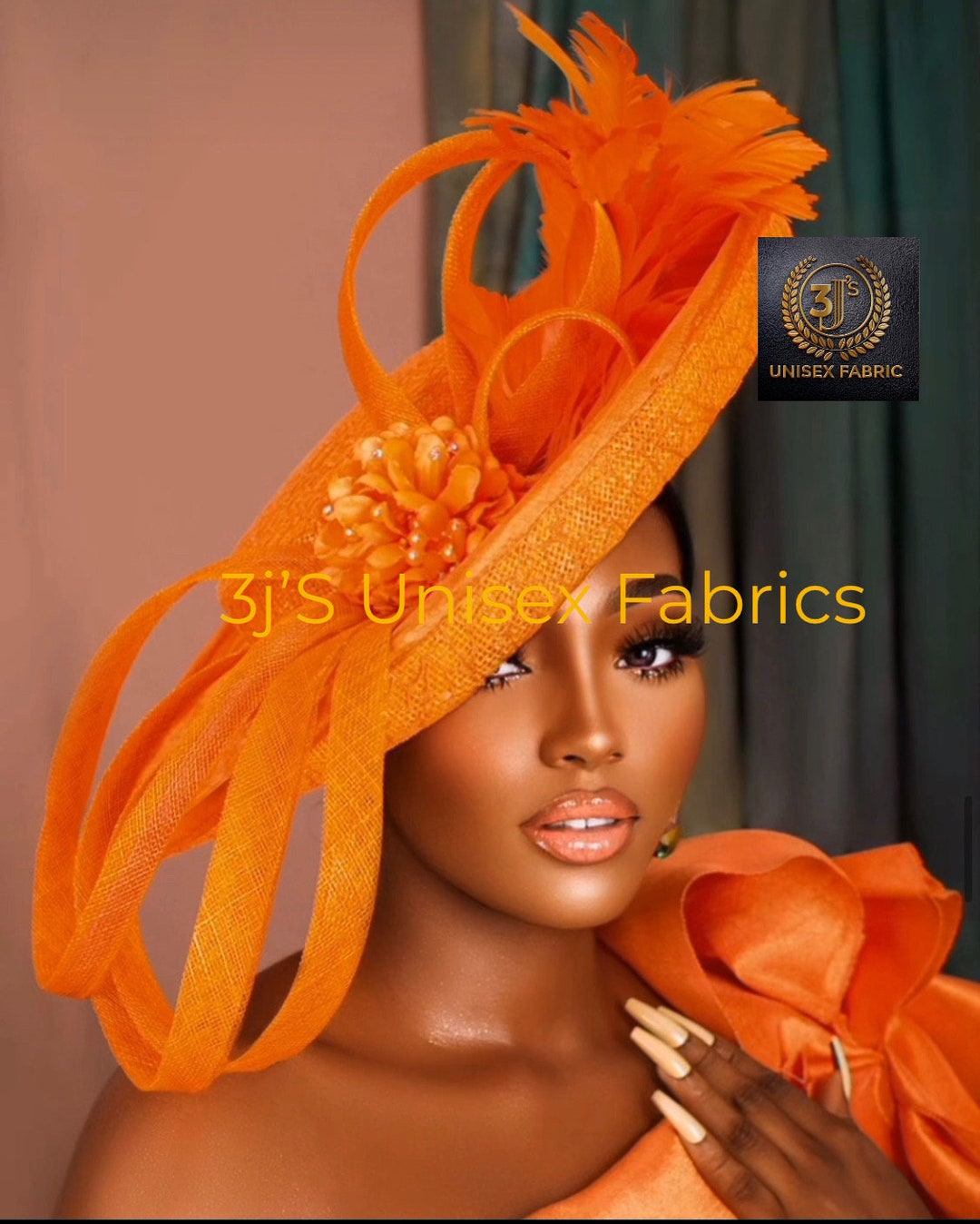 Aso Oke Fascinator and Shoulder| Prettied Gele| Ready to Wear Gele ...