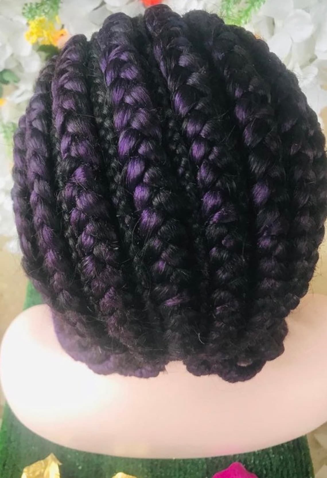 Braided Cornrow African Braided Cornrowall Back Cornrow - Etsy