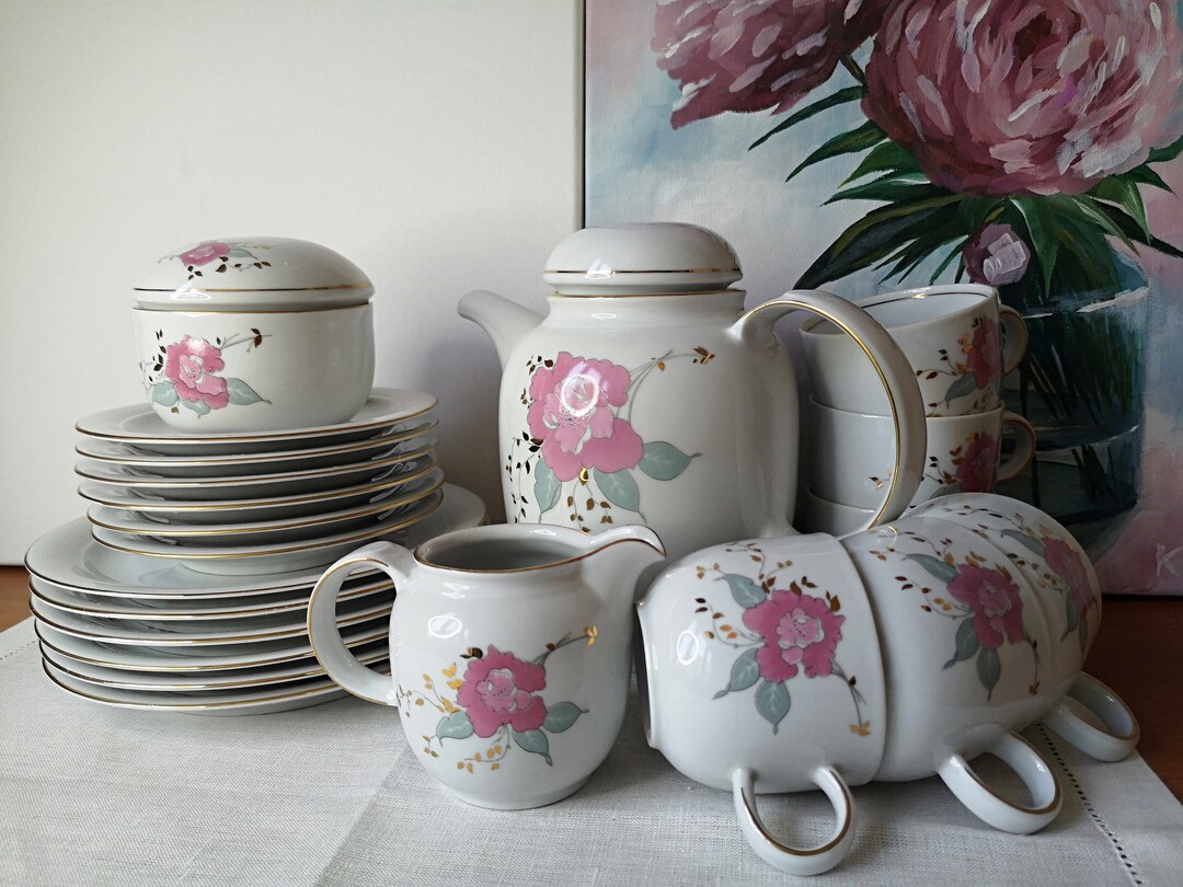 Kahla GDR Tea Set / Vintage GDR Tea Set - Etsy