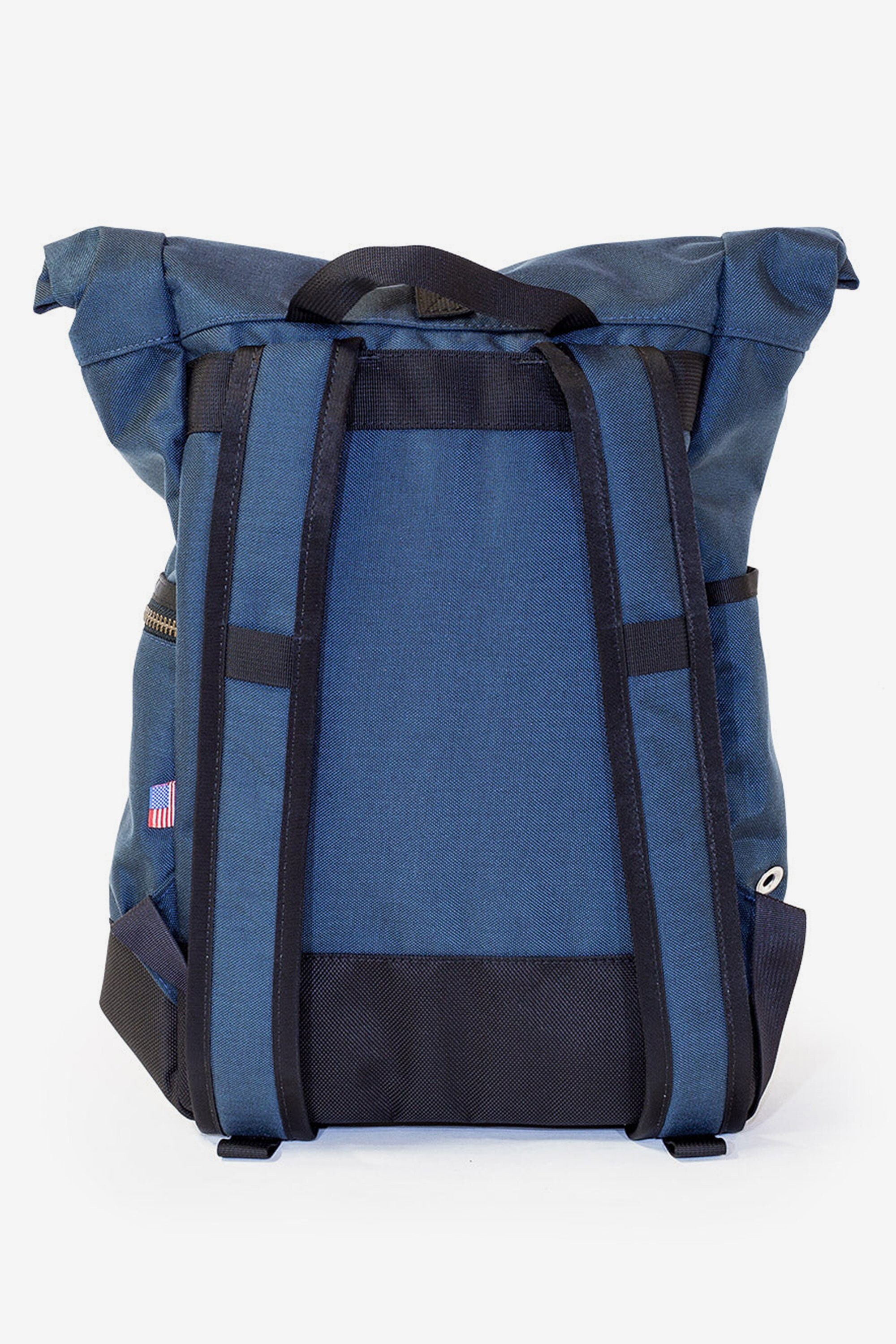 Sycamore Roll Top Backpack - Indigo - Etsy