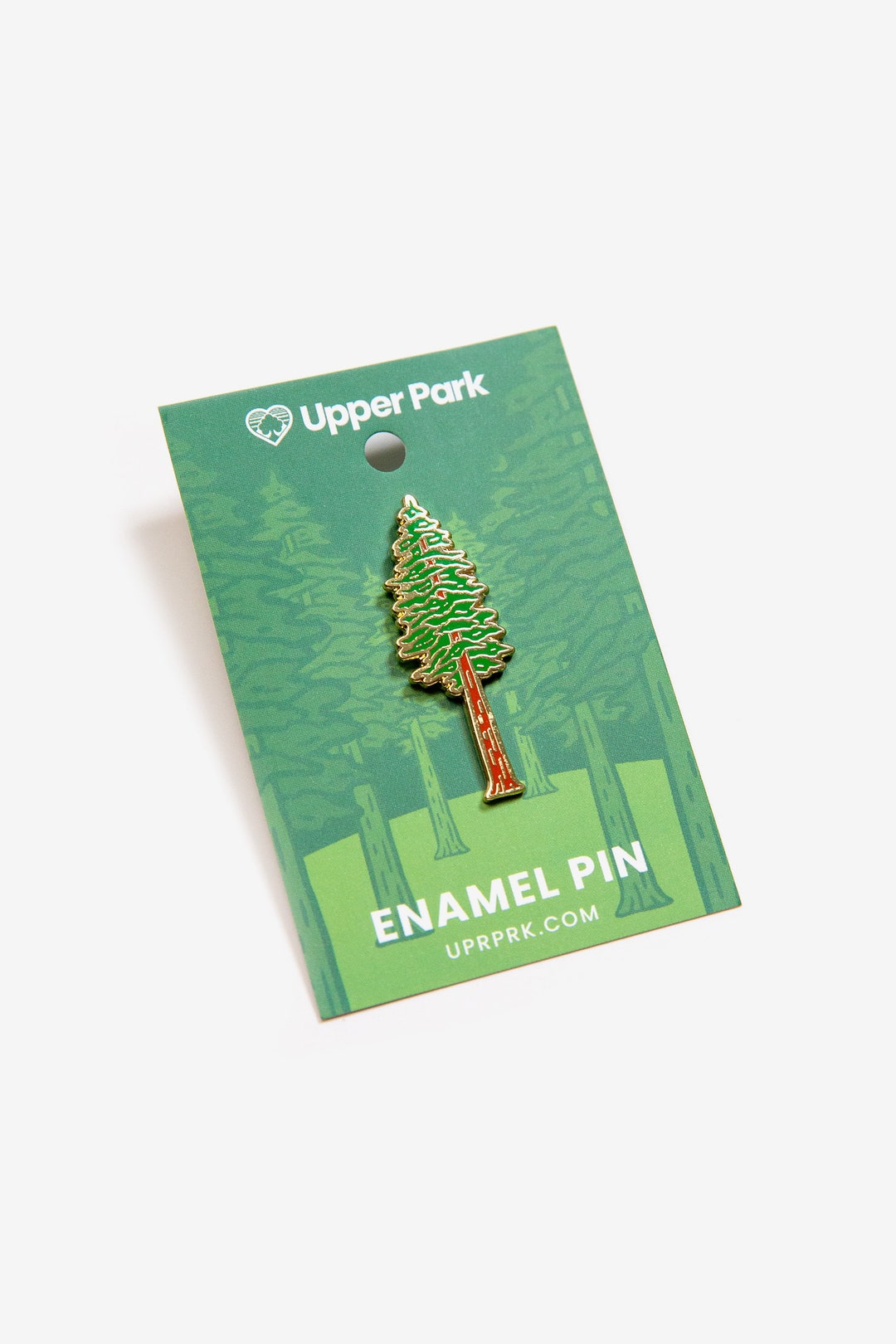 Redwood Tree Enamel Pin - Etsy