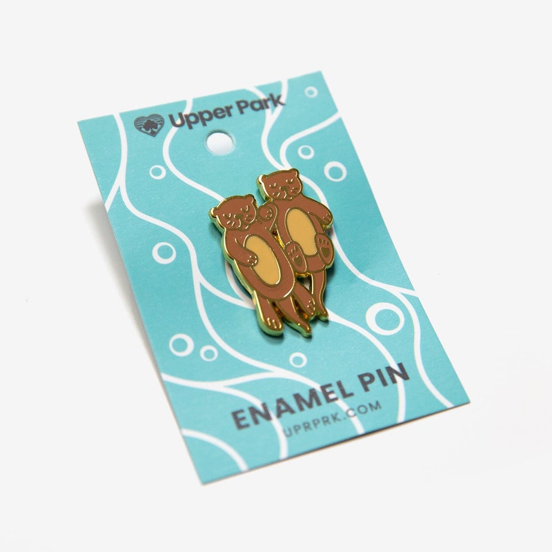 Lapel Pin Otter - Etsy