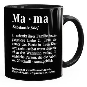 Kaffee-Tasse Mama Definition Dictionary Wörterbuch Duden Geschenk für ...