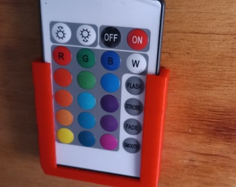 RGB Remote Holder RGB Bracket Wall Mounted LED Light Remote Holder 3D ...
