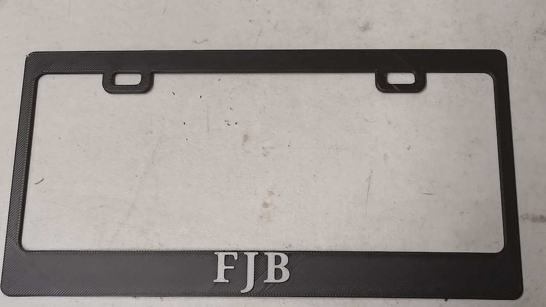 Digital File 3D Print FJB F Joe Biden License Plate Frame - Etsy