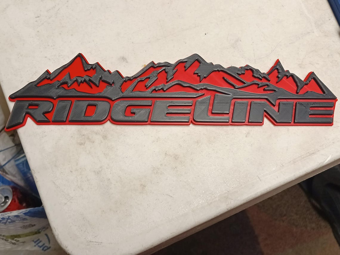 3D Printed Dual Color Badge Emblem for Honda Ridgeline - Etsy