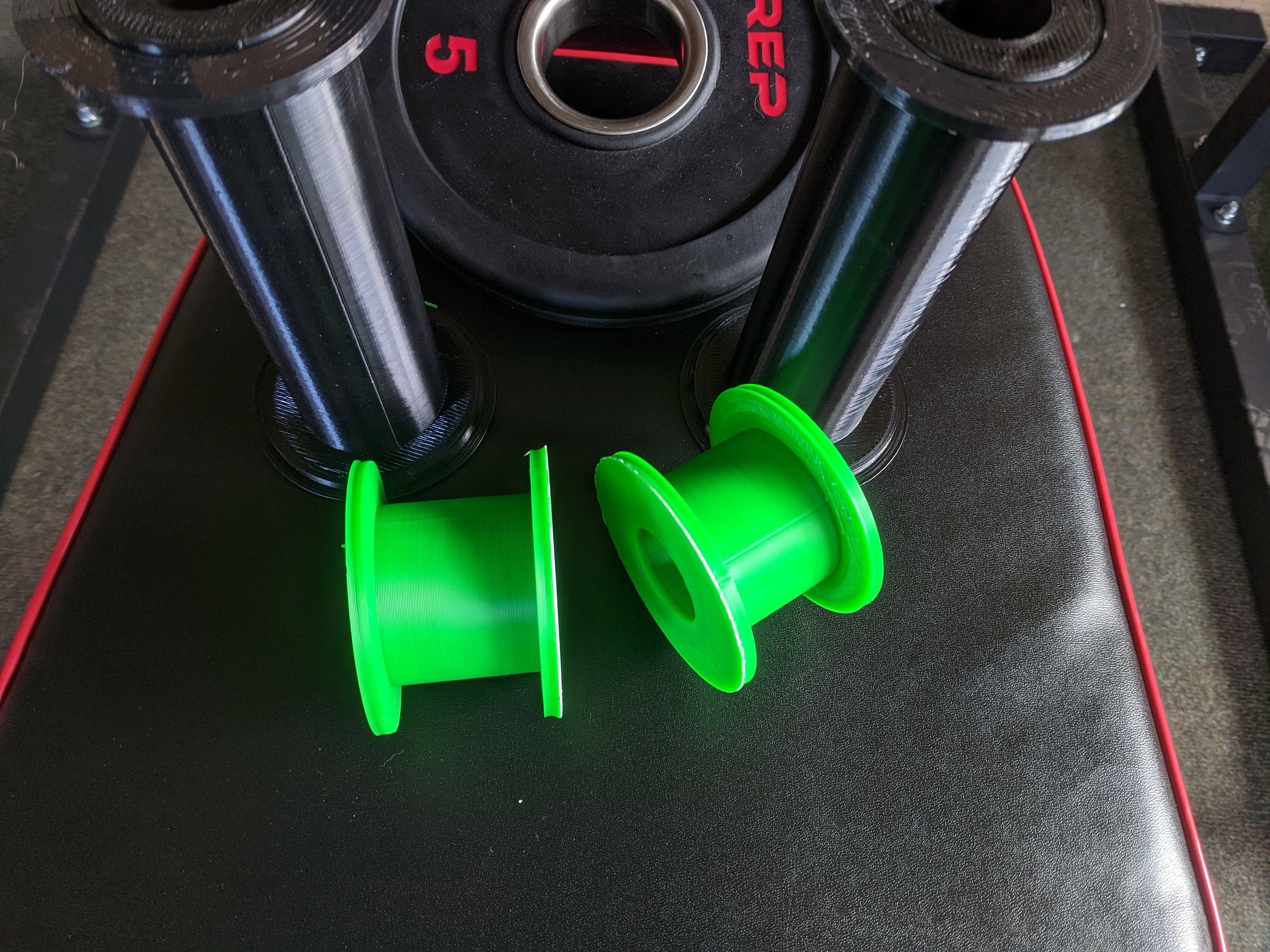 Olympic to Standard Barbell Dumbbell Weight Plate Adapters 2in 50mm 1in ...