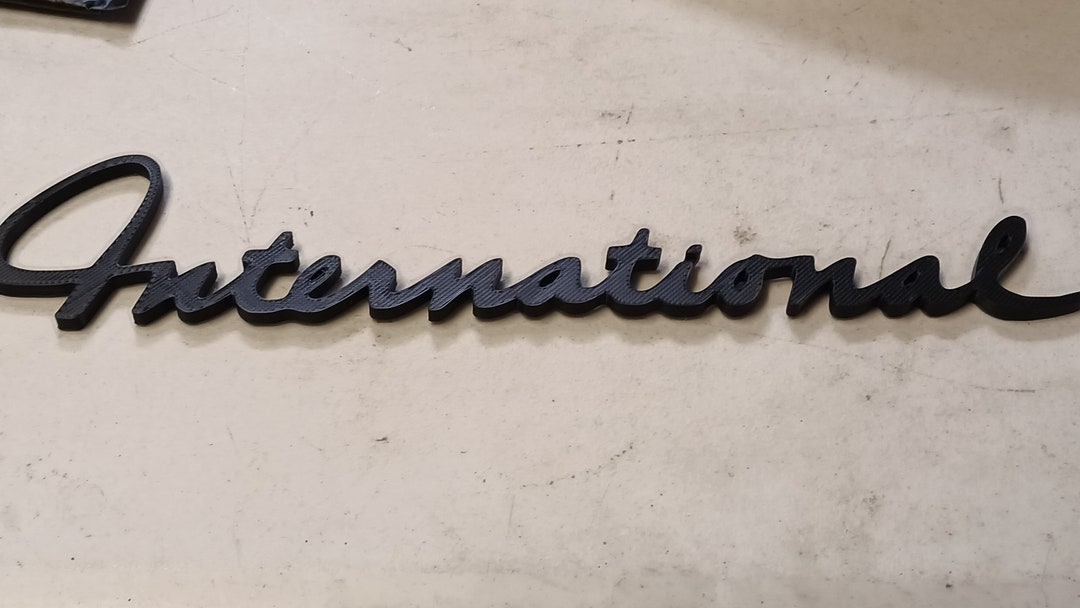 International Script .obj File for 3D Printing - Etsy