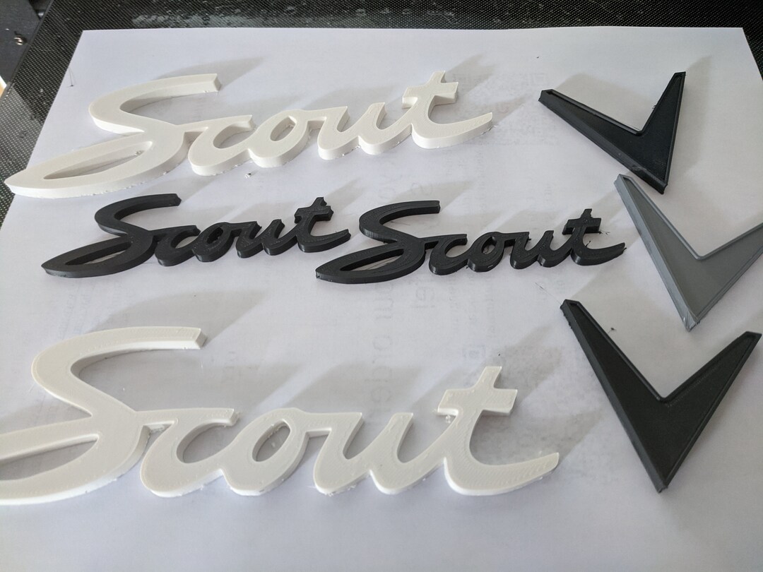 International Scout 800 80 3D Print Model for Replacement Badge Emblem ...