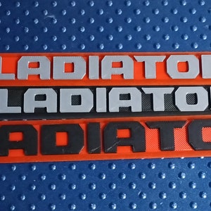 Digital 3D Print File of Gladiator Script - Etsy