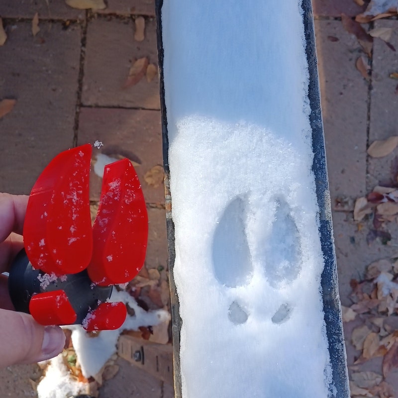 Reindeer Hoof Print - Etsy