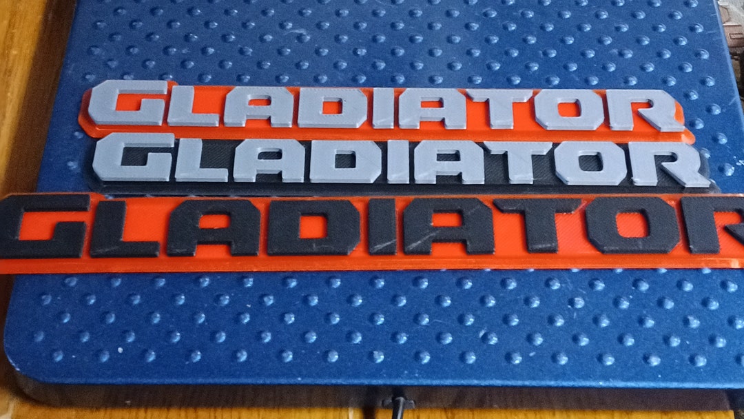 Digital 3D Print File of Gladiator Script - Etsy