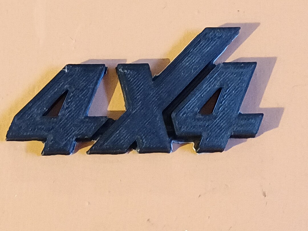 4x4 Badge Emblem 3D Printed - Etsy