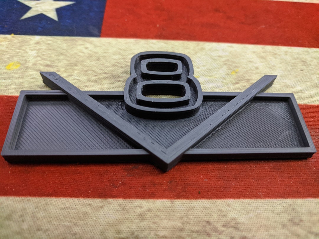 Replacement Badge for Classic Kaiser and AMC Jeep V8 CJ5 CJ7 Jeepster ...