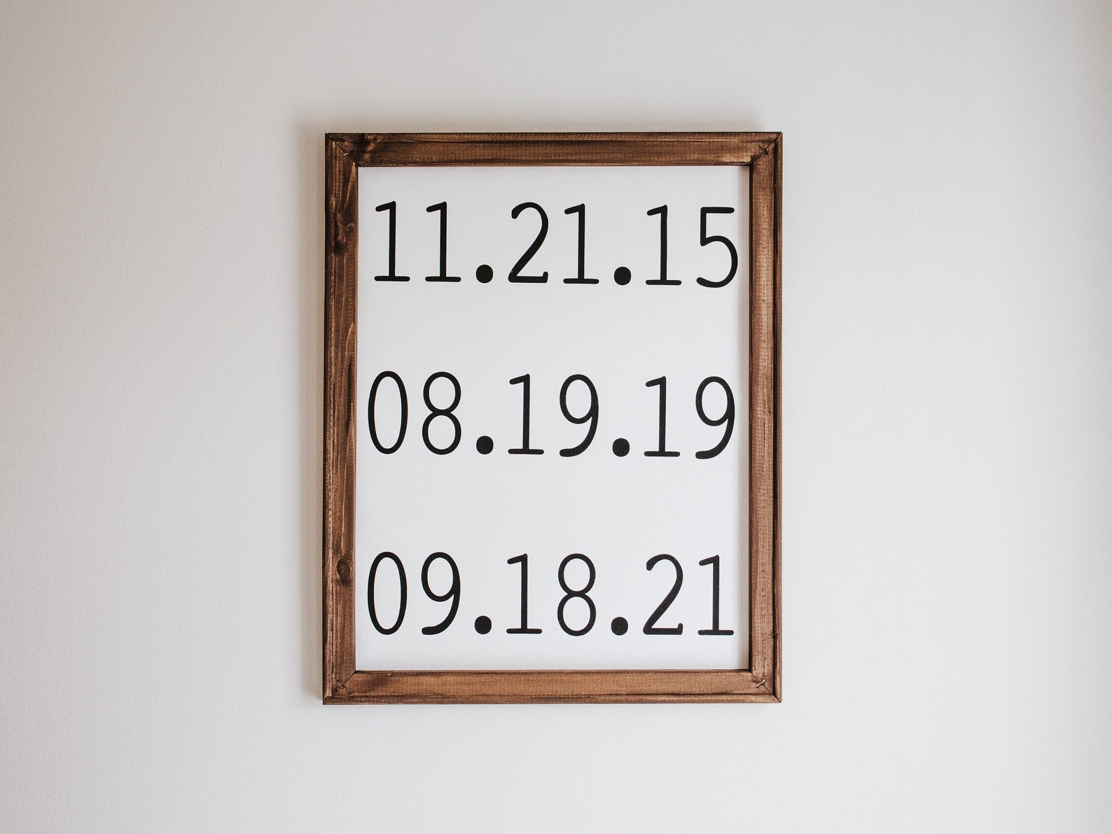 Special Dates Canvas Sign Anniversary Sign Important Dates | Etsy