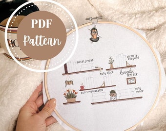 Book Tracker Pattern - Etsy