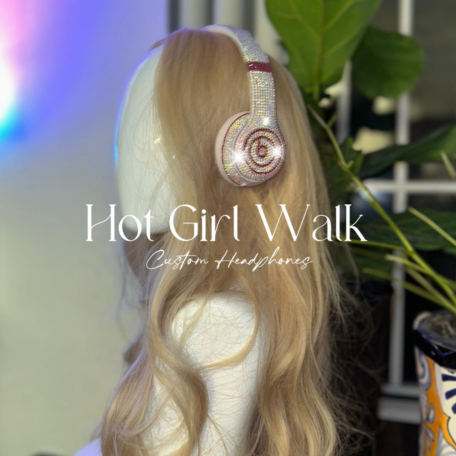 BLING BEATS Custom Rhinestone Beats by Dre| Custom Bling Headphones| DJ ...