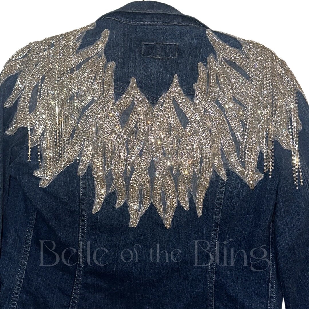 Bling Jean Jacket Limited Edition, Wedding Jacket, Bling Jacket ...