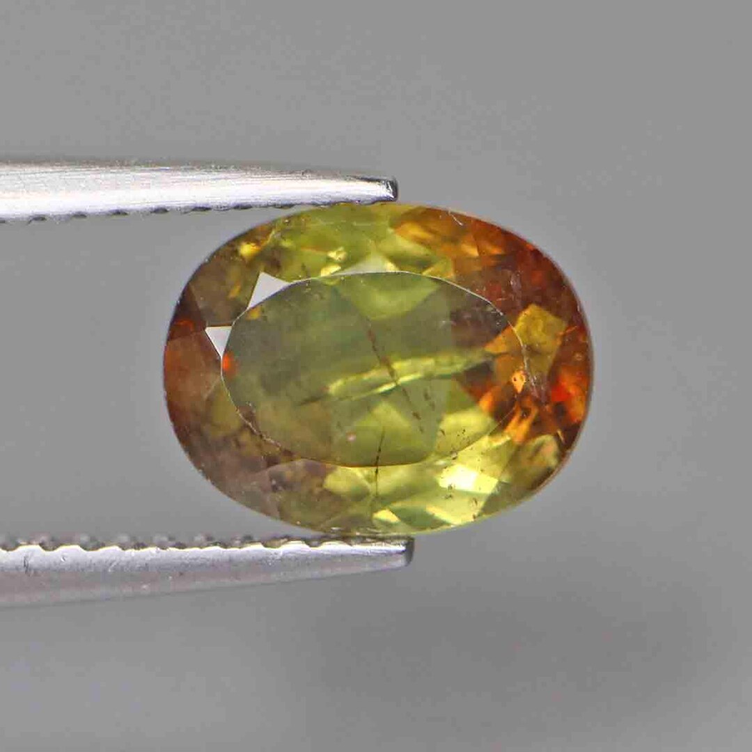 2.07 Natural Andalusite Aaa+double Tone Color 9x7 Oval Cut Loose ...