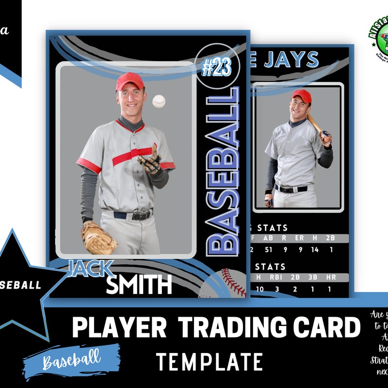 Trading Card Template - Etsy
