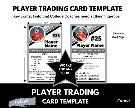 The 3 Pack - Editable Athletic Profile Templates | College Sports ...