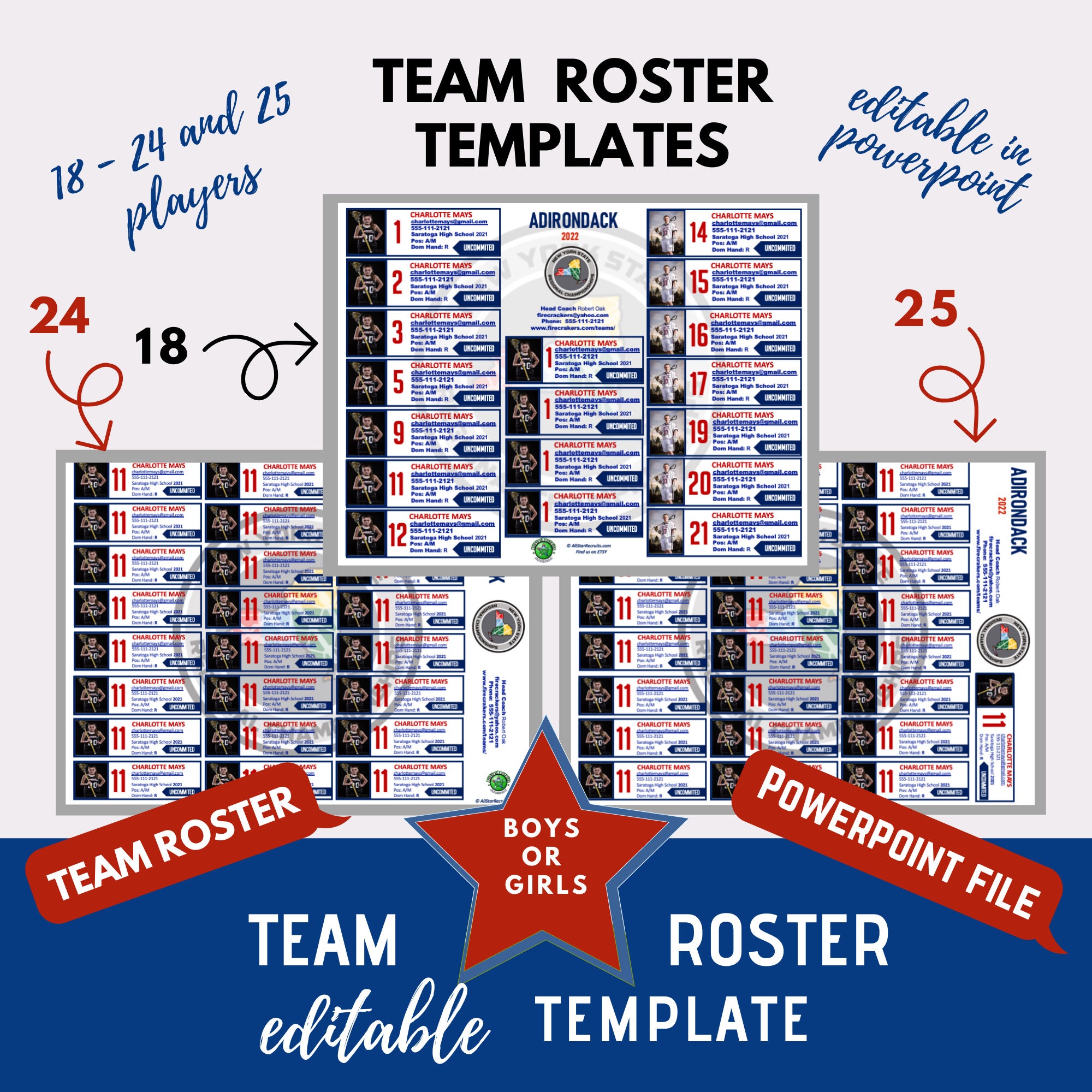 Team Roster Template 3 Pack 18 24 And 25 Players Etsy team-roster-template-3-pack-18-24-and-25-players-etsy