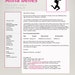 Cheer Profile Deluxe Template - Etsy