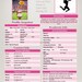 Cheer Profile Deluxe Template - Etsy