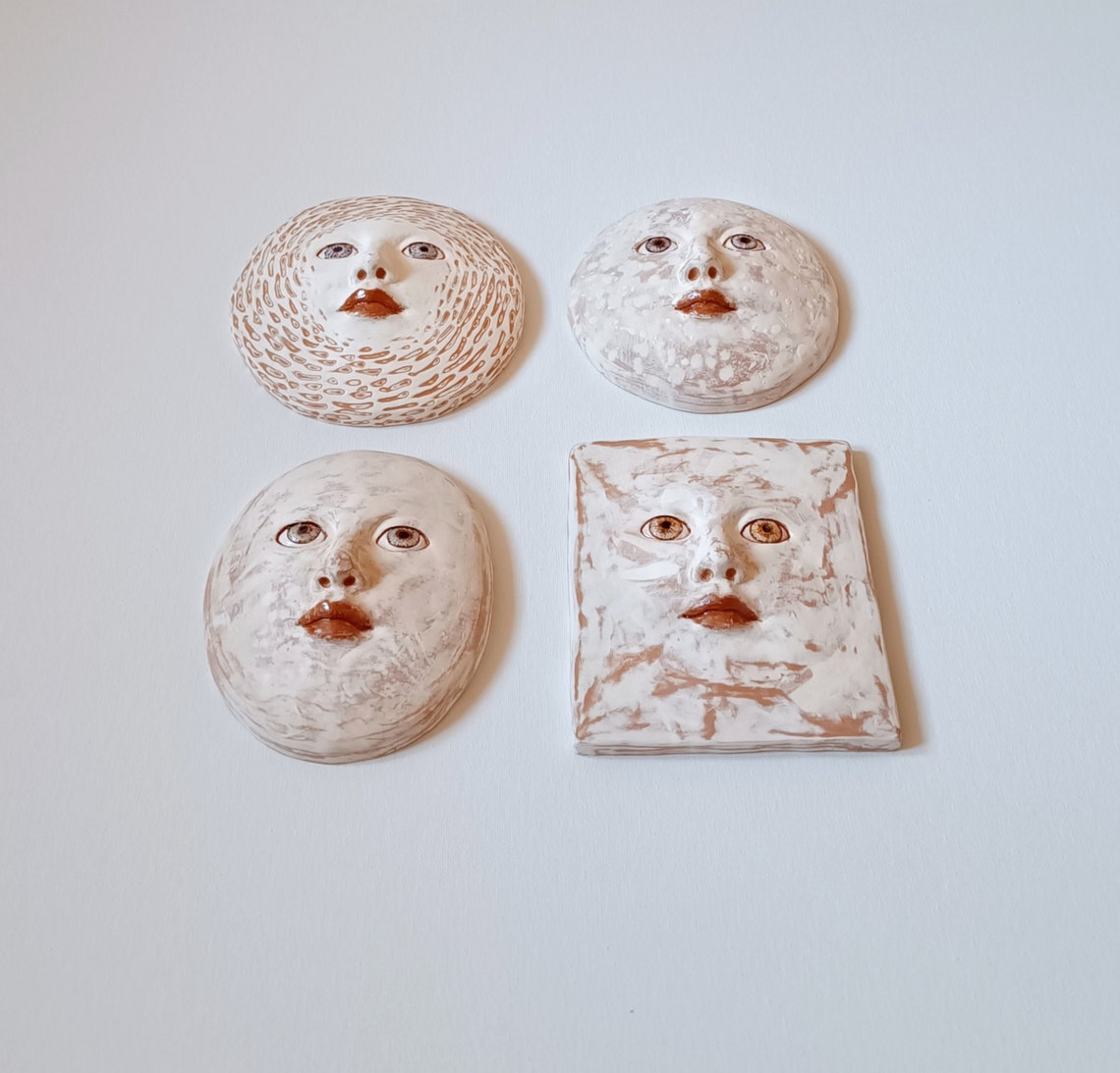 Moonlight Contemporary Wall Sculpture Art Mask Original Handmade ...