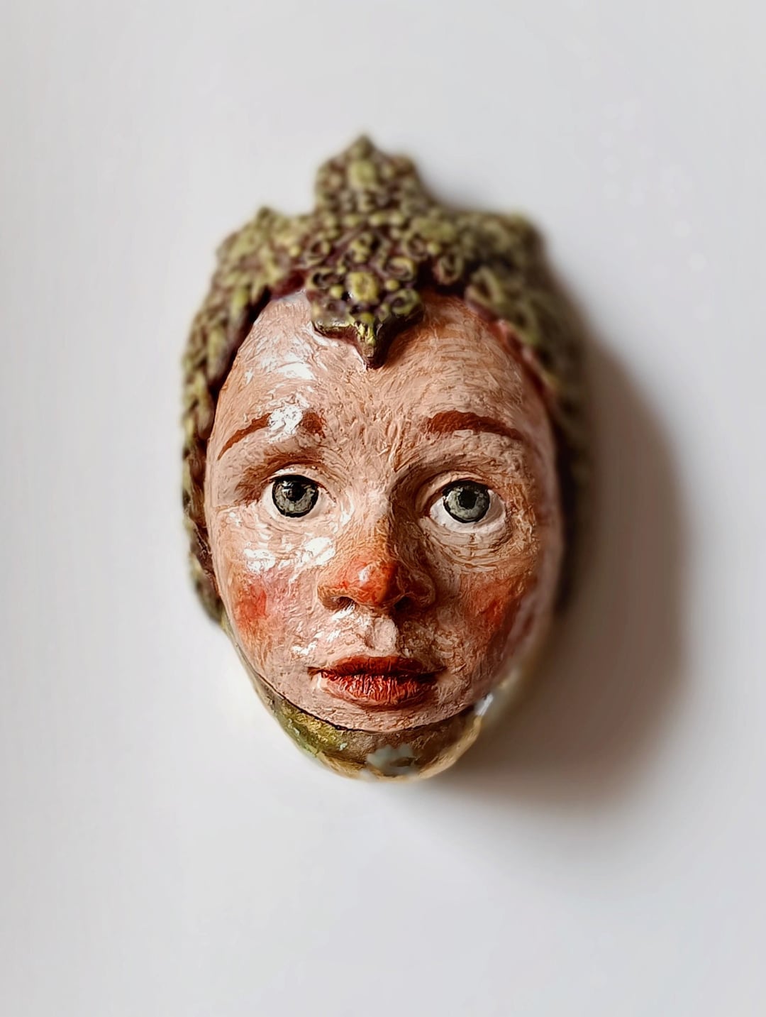 Forest Fairy Contemporary Wall Sculpture Art Mask Original Handmade ...