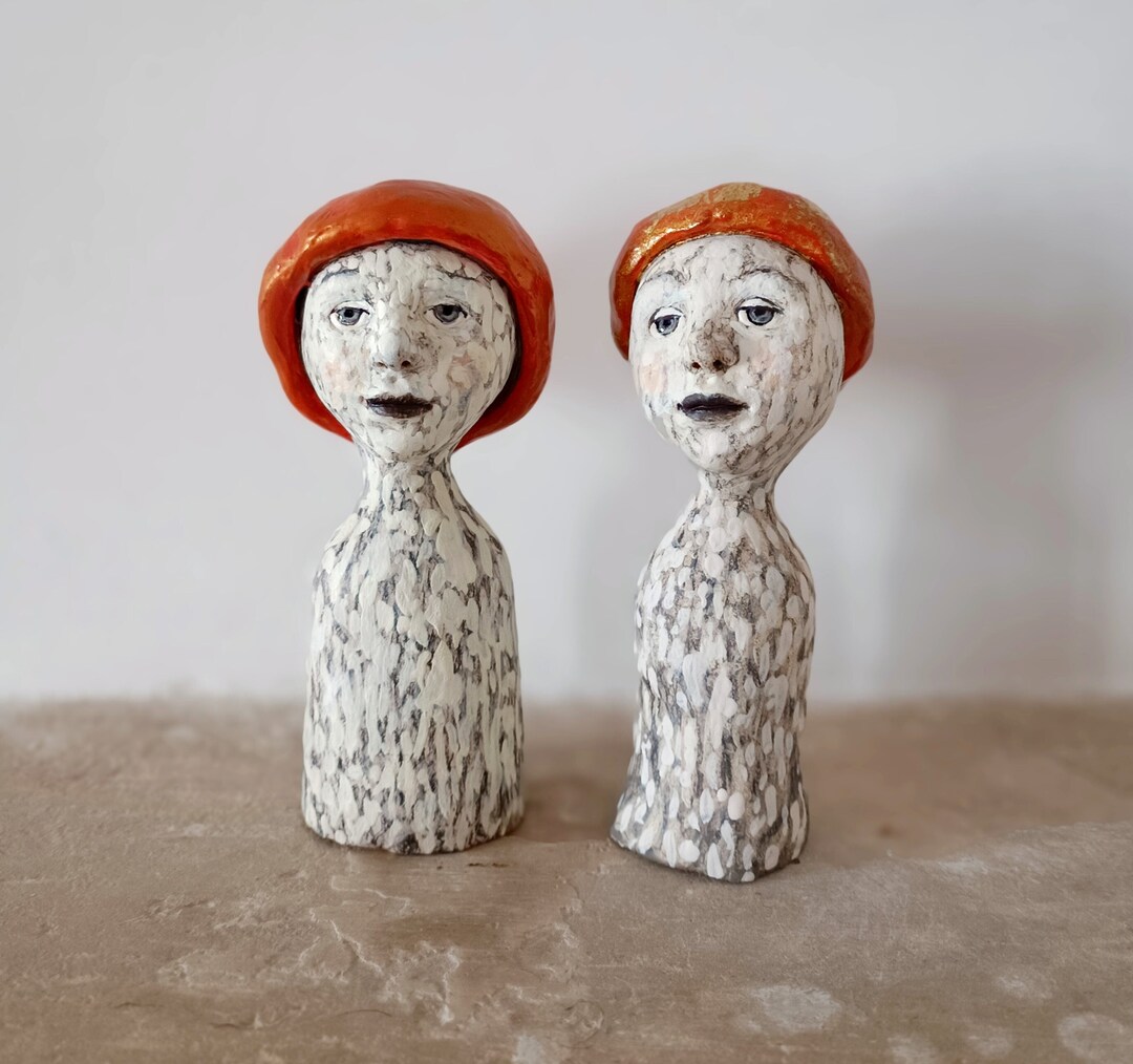 Leccinum Aurantiacum Original Handmade Ceramic Figurine Bust Sculpture ...