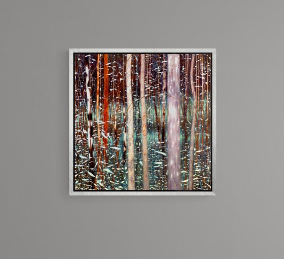 Original Painting Large Oil on Canvas Aspen Grove Fine Art - Etsy