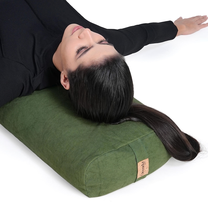 Cotton Canvas Yoga Bolster - Rectangular-only Cover Will Be Shipped - Etsy