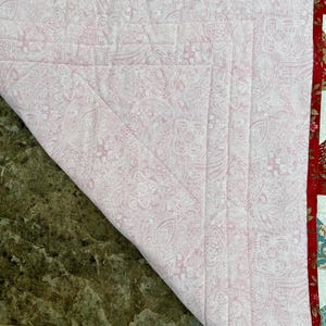 Red and Rich Pinwheel Handmade Patchwork Quilt / Throw - Etsy