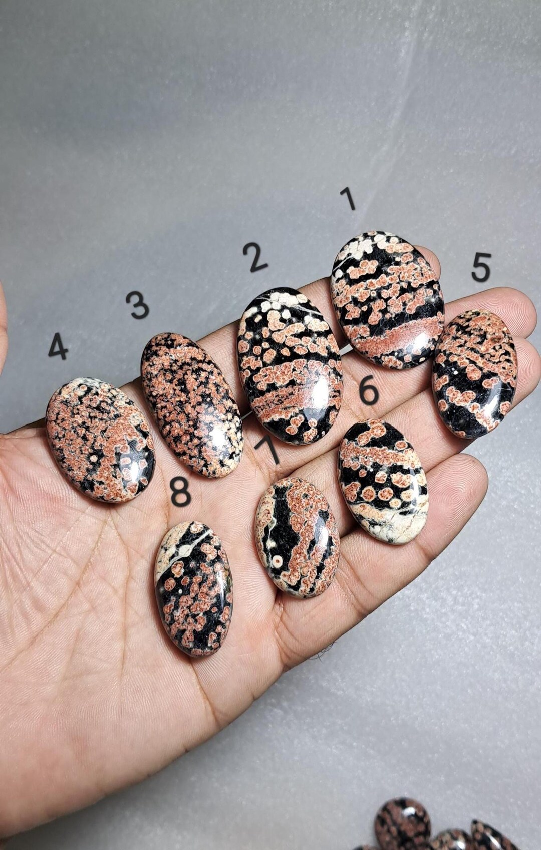 A One Quality Natural Fire Flower Obsidian, Beautiful Fire Flower ...