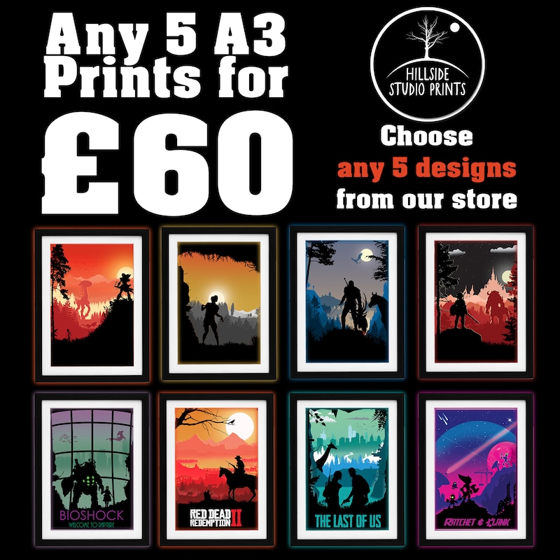 Video Game Print - Etsy