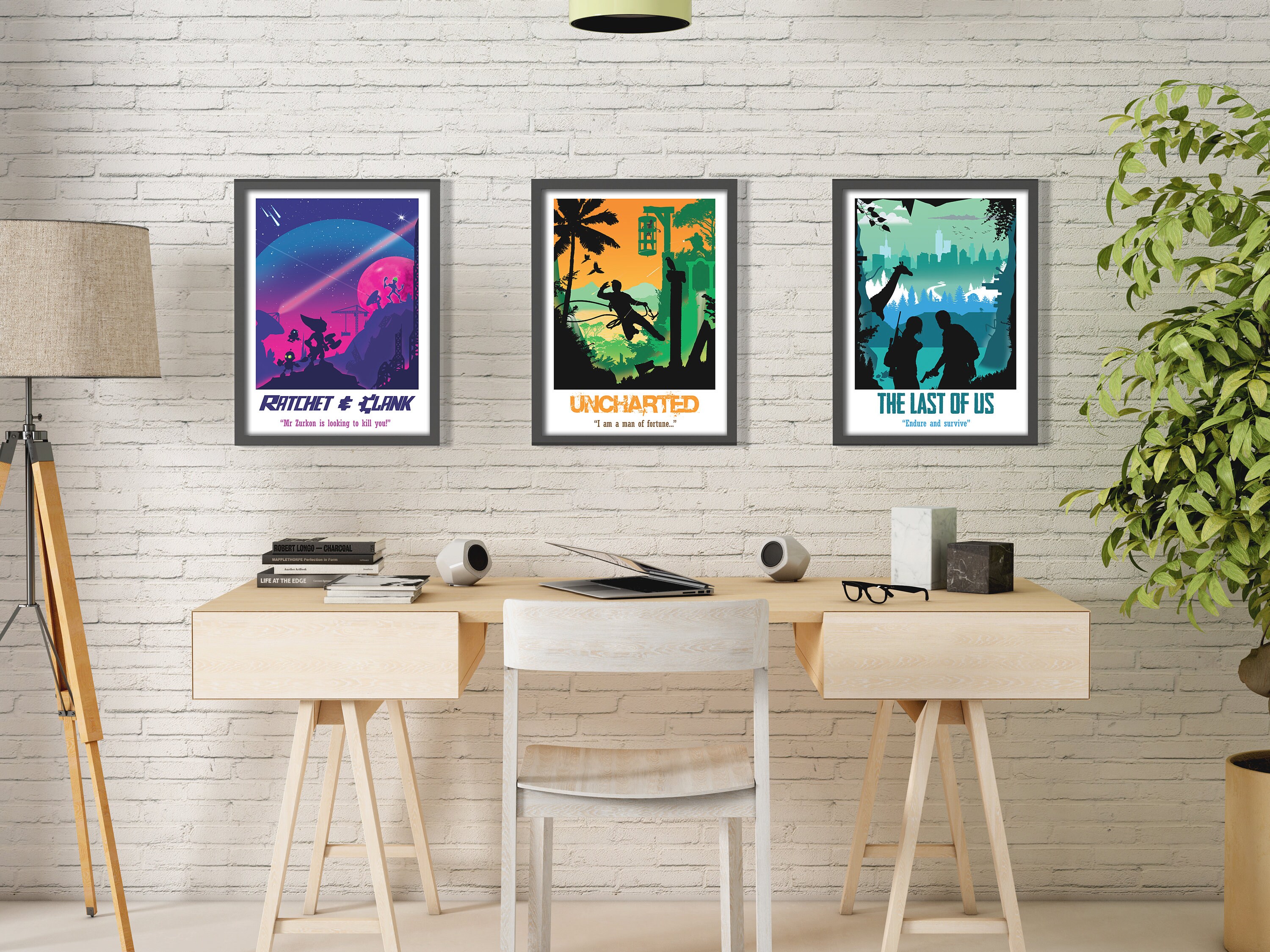 Uncharted Game Art Minimalist Poster Home Decor Gaming - Etsy