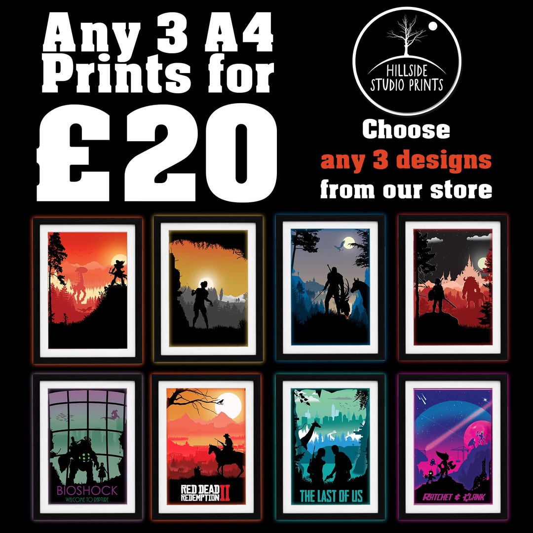 A4 POSTER OFFER - Any Three Posters of Your Choice, Poster Art, Movie ...