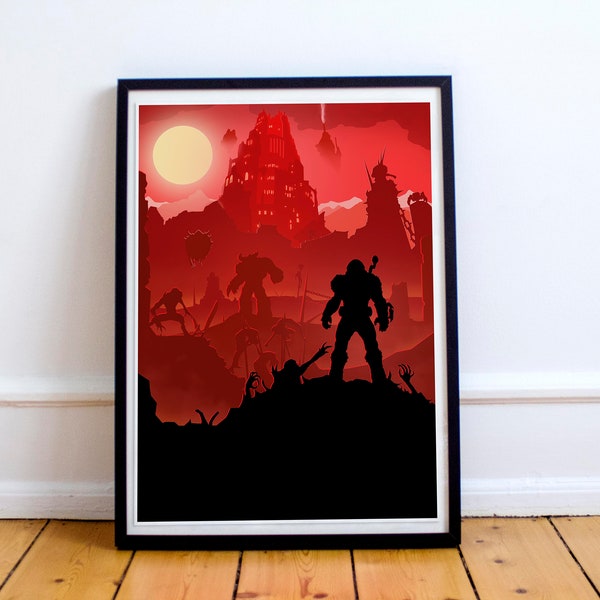 Doom Dark Ages Poster - Etsy