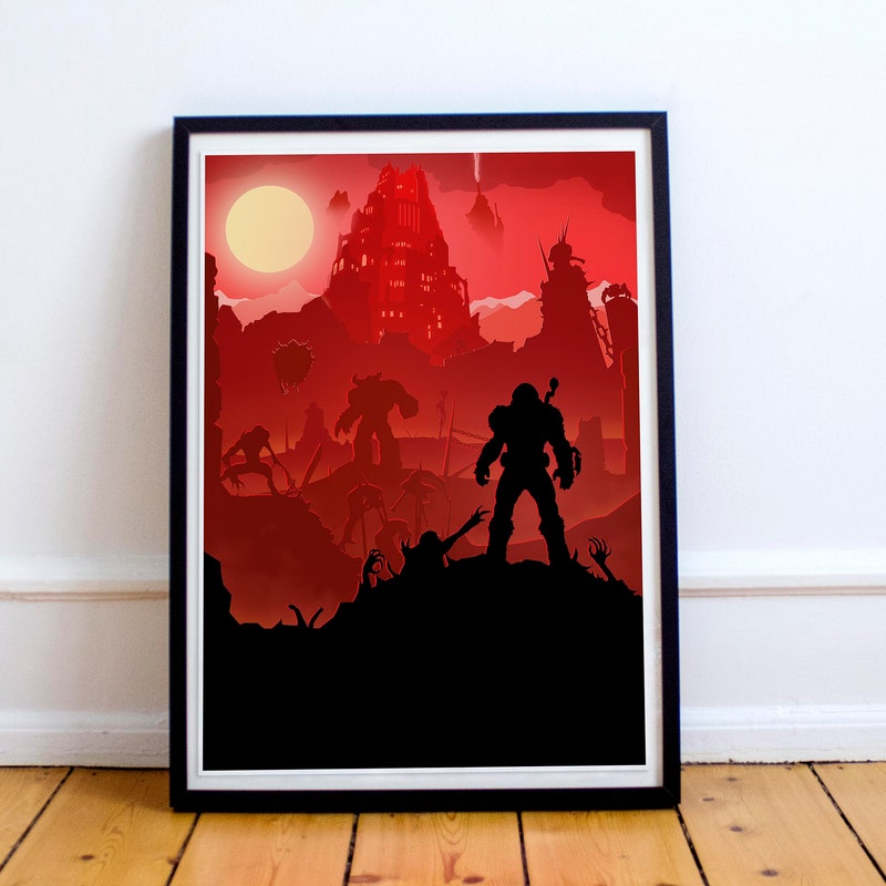 Doom Dark Ages Poster - Etsy