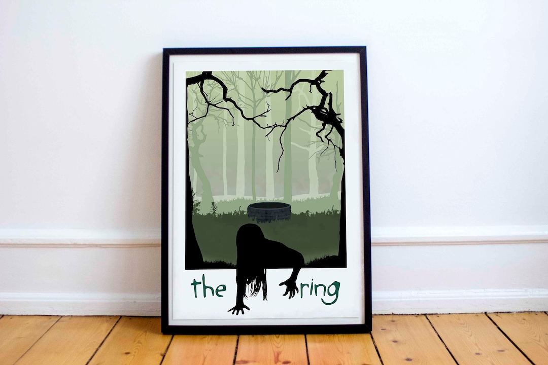 The Ring Art, the Ring Poster, Horror Art, Minimalist, Home Decor, Wall ...