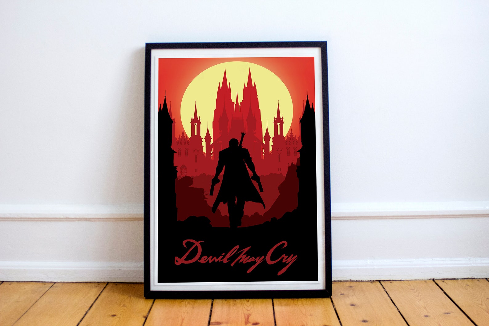 Devil May Cry Art Work, DMC Poster, Devil May Cry Poster, Computer Game ...