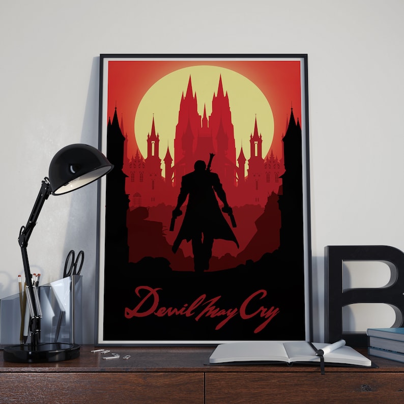 Devil May Cry Art Work DMC Poster Devil May Cry Poster | Etsy