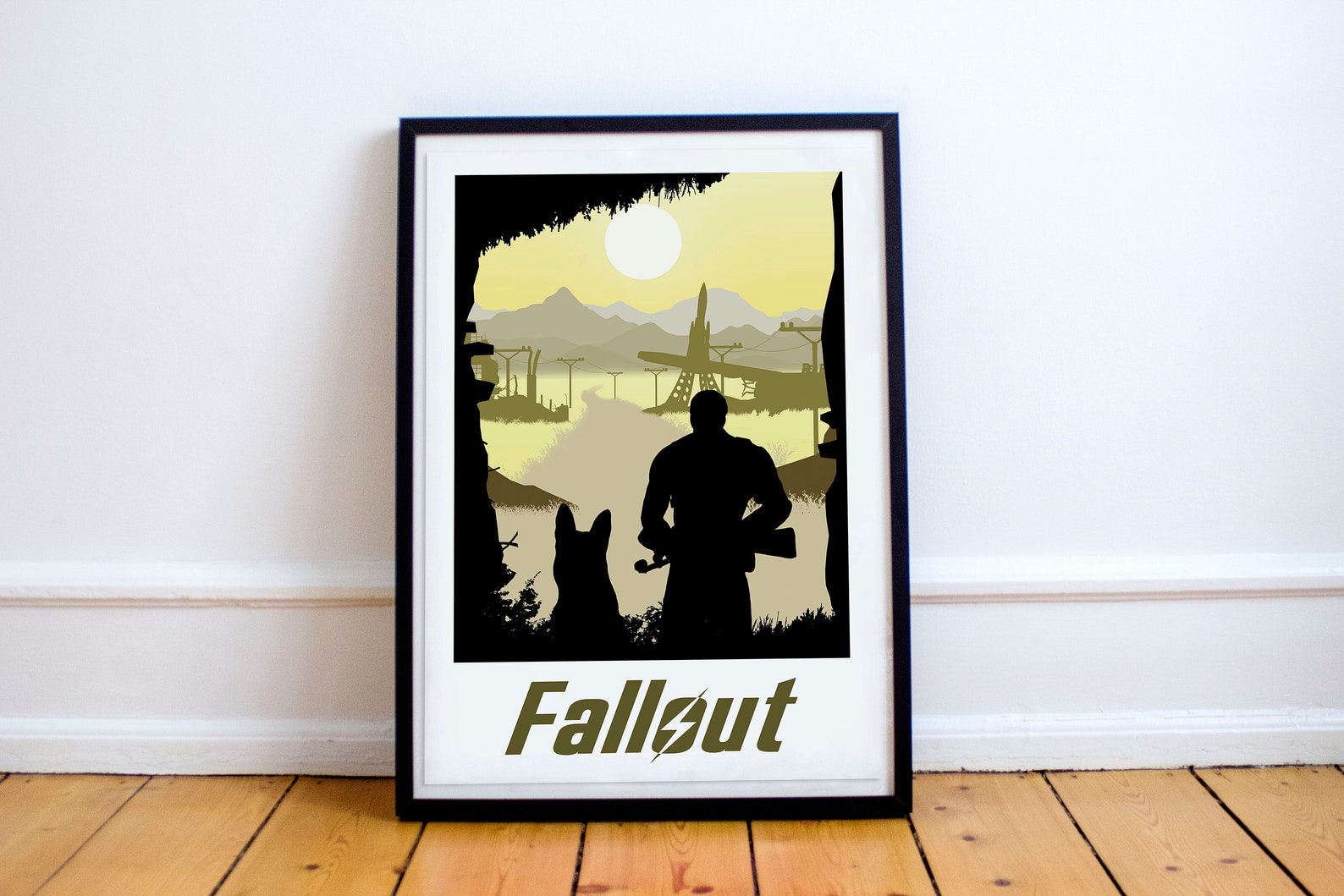 Fallout Poster Fallout Game Art Video Game Art Computer - Etsy